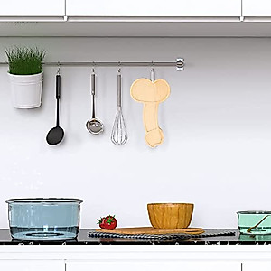 1 Pack Wood Board Cheese Aperitif Tray Charcuterie Boards, 15.8"x 10" Funny Kitchen Wine Meat Platter Unique Bachelorette Party Women Gifts for Housewarming Bachelor Party, Anniversary Wedding Couple