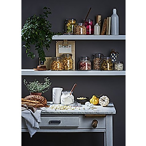 Luigi Bormioli Lock-Eat 17 oz XL Glass Food Jar, 1 Piece, Clear