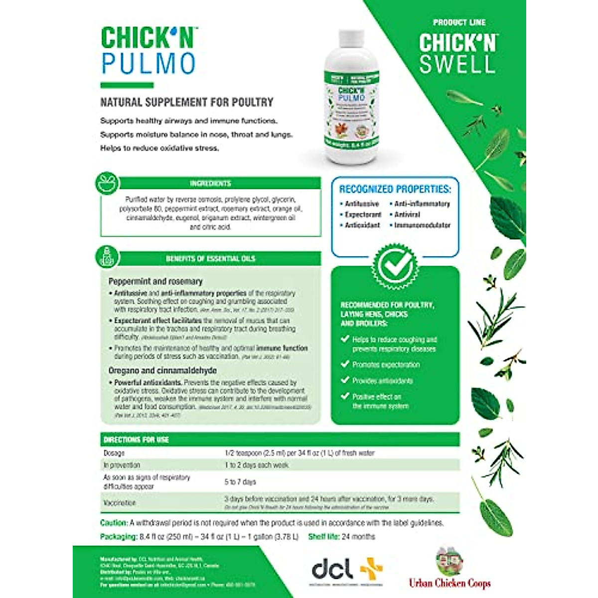 Chick'n Pulmo for Respiratory Support
