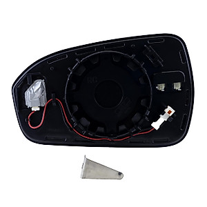 EAP Passenger Side Mirror Glass Replacement Compatible with Ford Fusion 2013-2021, Heated with Blind Spot Detection BLIS, DS7Z-17K707-C, DS7Z17K707C, KS7Z-17K707-A, KS7Z17K707A