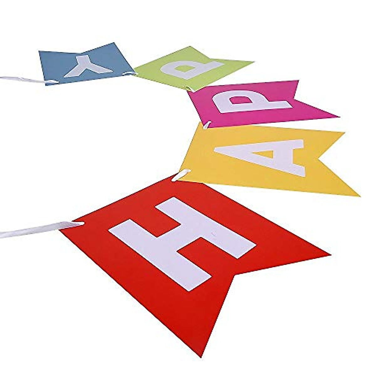 Fecedy Colorful Happy Birthday Banner Bunting