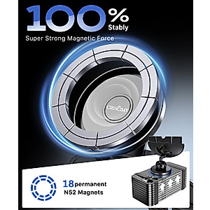 Ciencimy CD Car Mount Compatible with MagSafe iPhone 15 14 13 12 Pro Max Plus, [Built-in Metal Steel] Magnetic CD Slot Phone Holder & [Stable Metal Hook] Car Vent Phone Mount