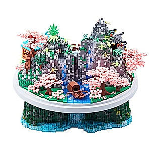 Peachtree Micro Blocks for Adults Mini Bricks Decorative Models Kit, a Chinese Ancient Famous Architecture and Collection DIY Toys Gift Set for Kids (7626 pcs)