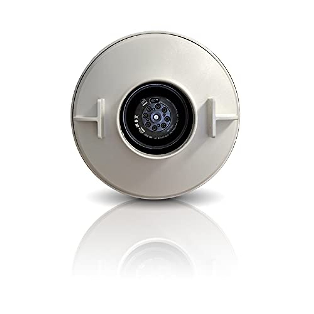 Suncourt Centrax RDK04 Radon Fan Mitigation Kit, Indoor and Outdoor Installation, Inline Centrifugal Fan with Rubber Couplers (4 inch x 4 inch) and Air Pressure Indicator, White