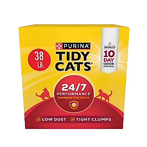 Purina Tidy Cats Clumping Cat Litter, 24/7 Performance Multi Cat Litter - 38 lb. Box