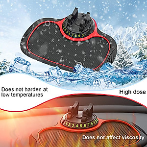 Rednow Portable Electronic Device Mount, Car Phone Holder with Honeycomb Mat, Universal Compatibility, Rotatable, 1 PC