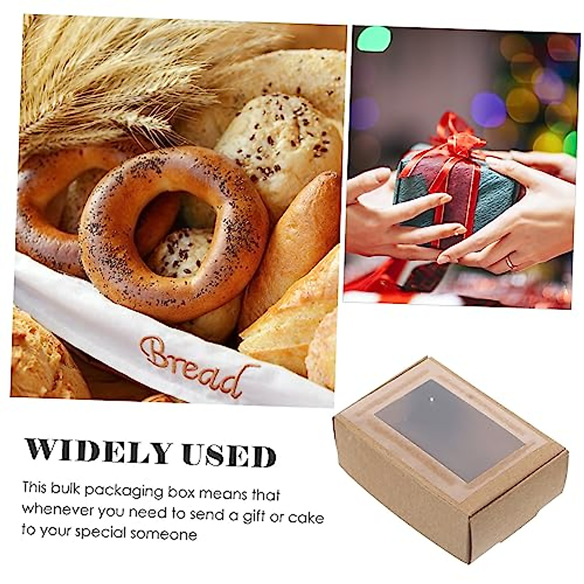 STOBOK 50pcs Packaging Boxes Mini Boxes for Favors Cupcakes Containers Mini Cake Containers Paper Storage Box Compact Paper Box Soap Boxes for Homemade Soap Packing Box Carton Cake Box