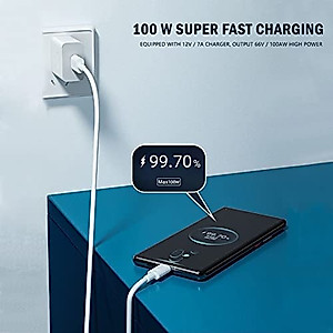 Charging Cable Type C to 7A 100W Type C USB Cable Super Fast Charge Cable Suitable compitable with Huawei Mate compitable with Samsung Fast Charging Type C to C Cable Fast Charging