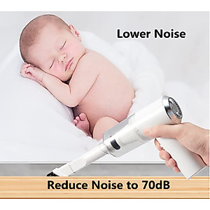 WOSLXM Bee Flower Wireless Handheld Car Vacuum Cleaner,Bee-Flower Wireless Handheld Car Vacuum, Simplicityn Wireless Handheld Car Vacuum Cleaner Strong Suction (Black)