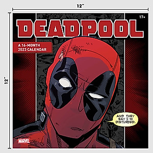 2023 Marvel Deadpool Wall Calendar