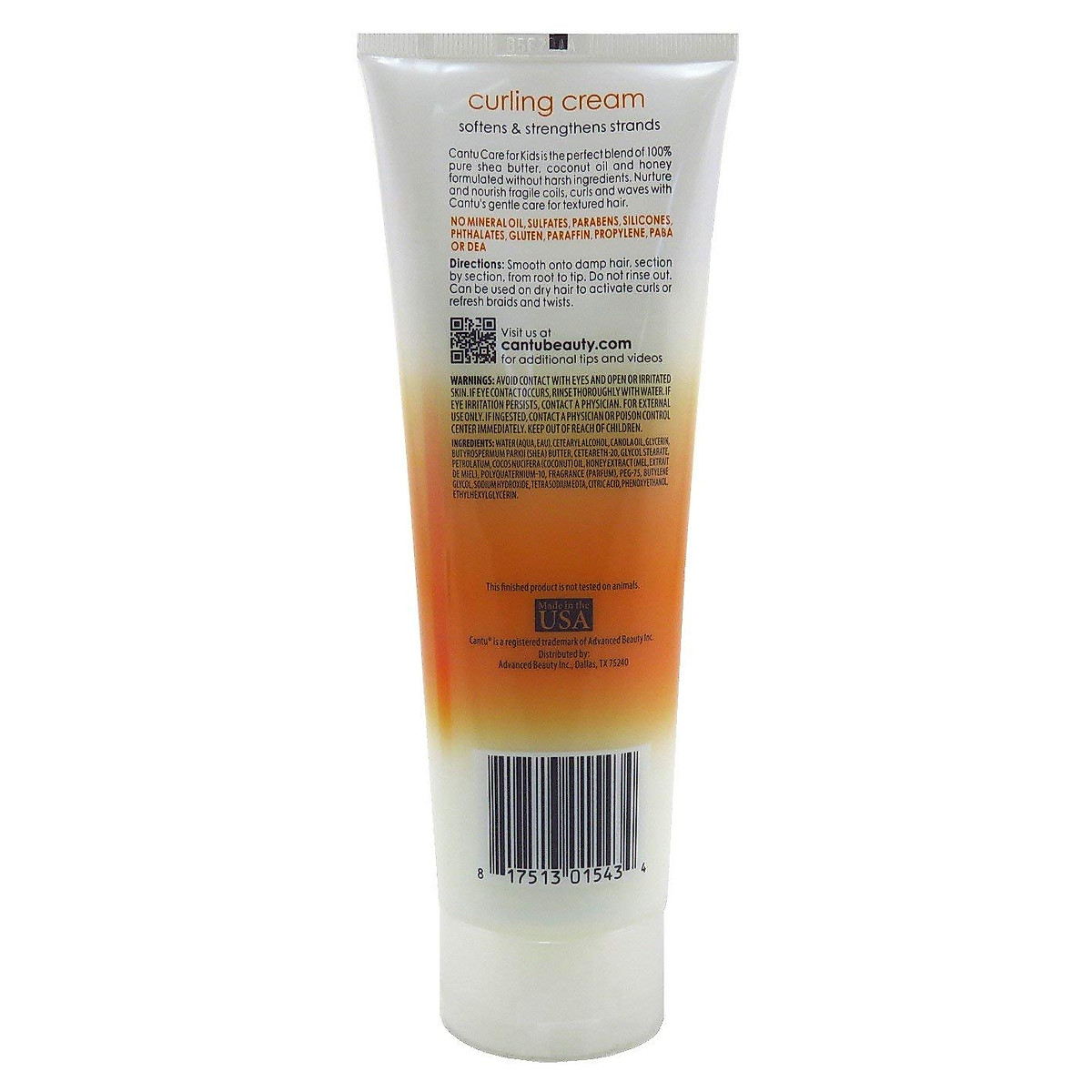 Cantu Care for Kids Curling Cream, 8 Ounce (Pack of 3)