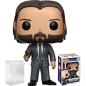 John Wick Chapter 2 Funko Pop! Vinyl Figure - 3.75" Multicolored with Compatible Box Protector Case