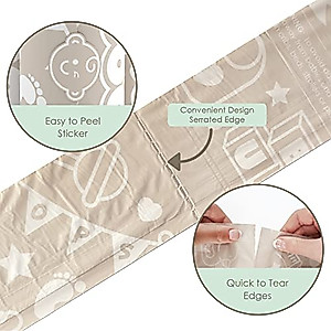 NEW Moodie Teddy Bear Diaper Bag Dispenser | Diaper Bag on the Go Dispenser w/Silicon Strap |15 LAVENDER SCENTED Diaper Disposal Bags per Roll | Diaper bag essential items (ROSIE PINK)