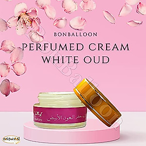 bonballoon Hamil Al Musk Fermented Scented White Oud Cream Saudi Perfume Women Fragrances Makhmaryia Makhmaria (0.70 oz / 20 gm) مخمرية (White Oud العود الأبيض)