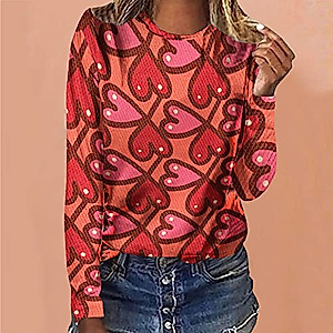 Valentine Shirts for Women Long Sleeve Happy New Year Shirt Stocking Stuffers for Teens Teacher Wine