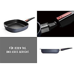 Woll Diamond Plus Square Nonstick Fry Pan with Detachable Handle, 11-Inch