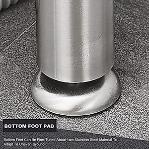 Commercial Floor Mop Sink, Stainless Steel 30cm Large-Capacity Deepening Mop Sink, Floor-Standing Mop Sink Suitable for Home Outdoor Courtyards