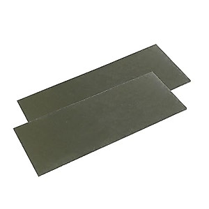 HEMOTON 2 Pcs Scientific Zinc Electrode Zinc Strips Zinc Strip Material Experimental Device Battery Material Fruit Material Zinc Strip Electrode Zinc Electrodes Electrode Plate Silver