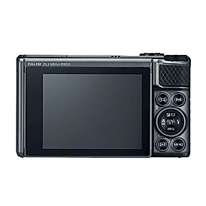 Canon PowerShot SX730 Digital Camera w/40x Optical Zoom & 3 Inch Tilt LCD - Wi-Fi, NFC, Bluetooth Enabled (Black) (Renewed)