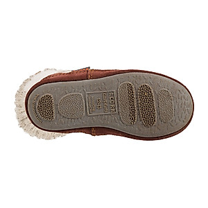 Acorn Unisex-Kid's Slouchboot Slipper, buff popcorn, 3-4 Big Kid