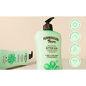 Hawaiian Tropic Lime Coolada After Sun Lotion, 16oz | After Sun Care, Daily Moisturizing Lotion, After Sun Aloe, Cocoa Butter Lotion, Shea Butter Lotion, After Sun Skin Care, 16oz each Twin Pack