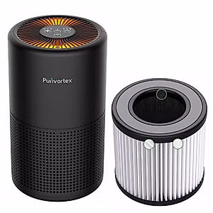 Purivortex Air Purifiers for Bedroom Home, H13 True HEPA Air Filter
