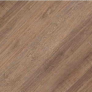 MSI Rutledge 20MIL Luxury Vinyl Flooring, Rigid Core Planks, LVT Tile, Click Lock Floating Floor, Waterproof LVT, Wood Grain Finish, Sample, Walnut Hill Brown