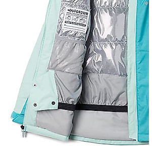Columbia Youth Girls Alpine Action II Jacket, Geyser Heather/Sea Ice, Small