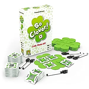 So Clover! Cooperative Word Association Board Game for Ages 10+, 3-6 Players, 30 Min Playtime by Repos Production