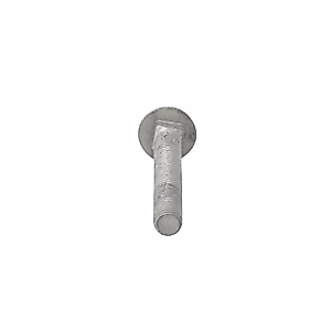 3/8"-16 x 4-1/2" Hot Dipped Galvanized Carriage Bolt w/Nuts, Grade A, Full Thread, Quantity 50 - by Fastener Depot, LLC