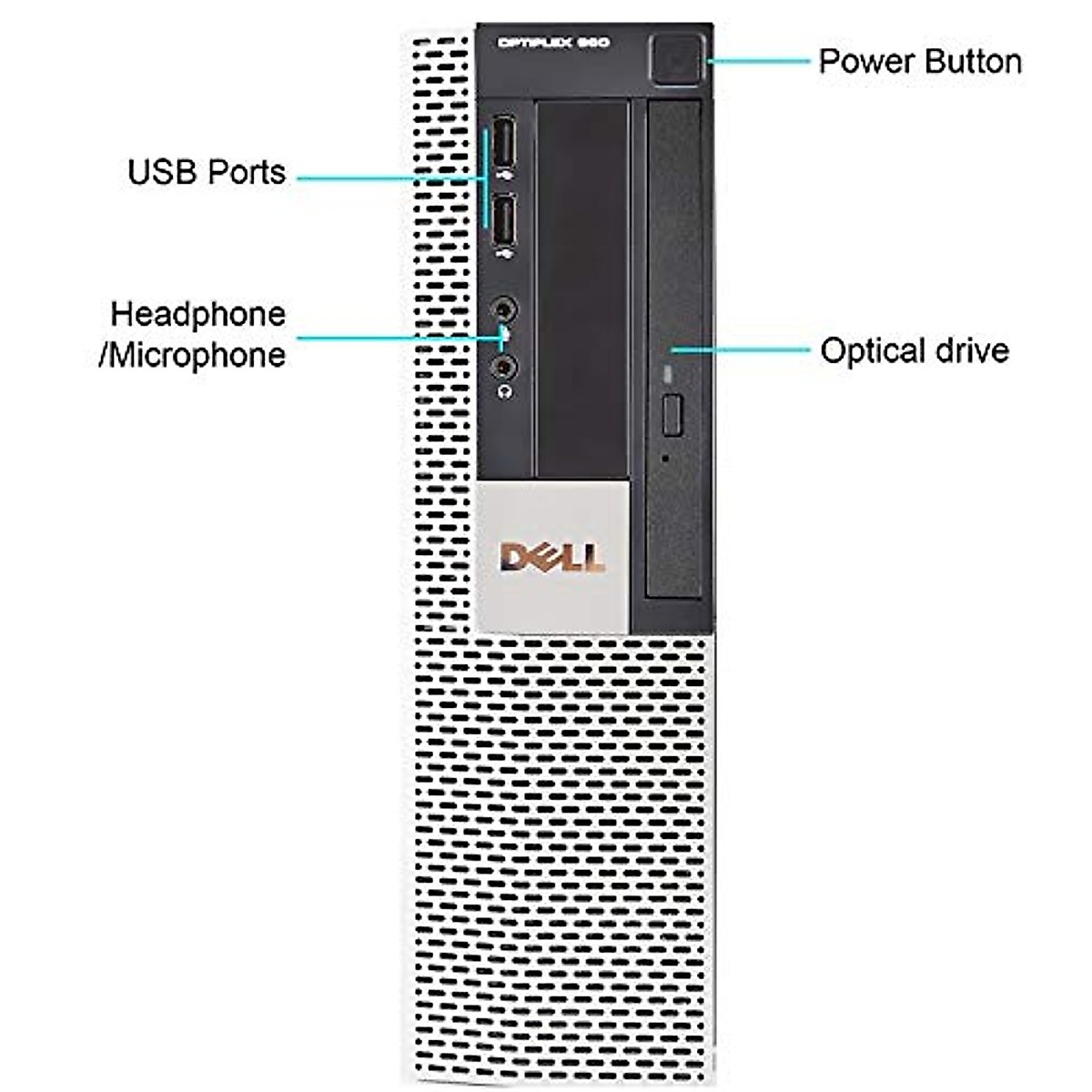 Dell OptiPlex 960 SFF Desktop Core 2 Duo 2.9GHz Processor 4GB Ram 320GB Hard Drive Windows 10 Home 19in Monitor (Brands may vary), Keyboard, Mouse, Speakers, WiFi Adapter Computer Package