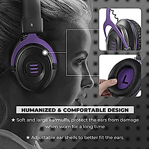 EKSA E900 Headset with Microphone for PC, PS4,PS5, Xbox - Detachable Noise Canceling Mic, 3D Surround Sound, Comfort Sturdy, Wired Headphone for Gaming, Computer, Laptop, Switch, Handheld (3.5MM Jack)