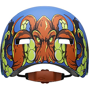 BELL Span Youth Bike Helmet - Matte Force Blue Octobeast (2018), X-Small (49-53 cm)