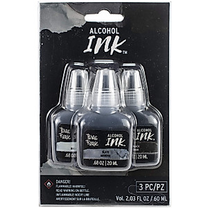 Momenta Brea Reese Alcohol Inks 20ml 3/Pkg-Fog/Slate/Black