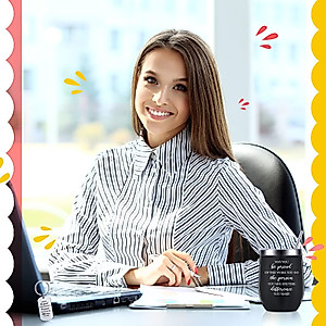 6 Sets Teacher Appreciation Gifts Employee Appreciation Gifts for Coworkers Bulk Thank You Gifts for Women Men 12 oz Insulated Wine Tumblers with Lids Straws and Stainless Steel Keychains for Teacher