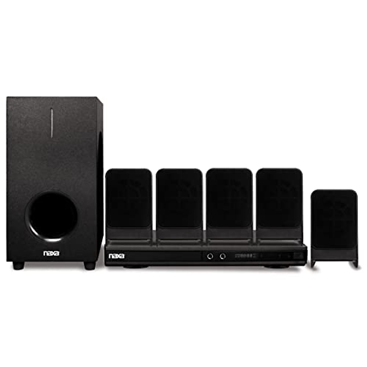 Naxa Electronics ND-864 5.1 Channel High-Powered Home Theater DVD & Karaoke Speaker System