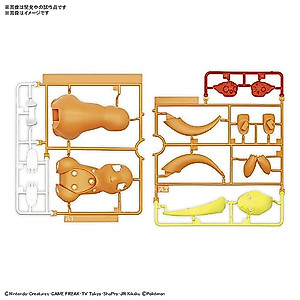 Bandai Hobby Pokemon Model Kit Set of 6 - Pikachu, Rowlet, Piplup, Charmander and More