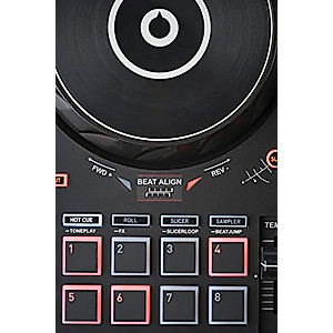 Hercules DJ Control Inpulse 300 | 2 Channel USB Controller, with Beatmatch Guide, DJ Academy and Full DJ Software DJUCED Included