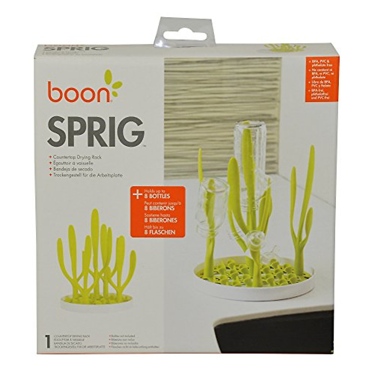 Boon Spring Countertop Drying Rack, Green (B11139)