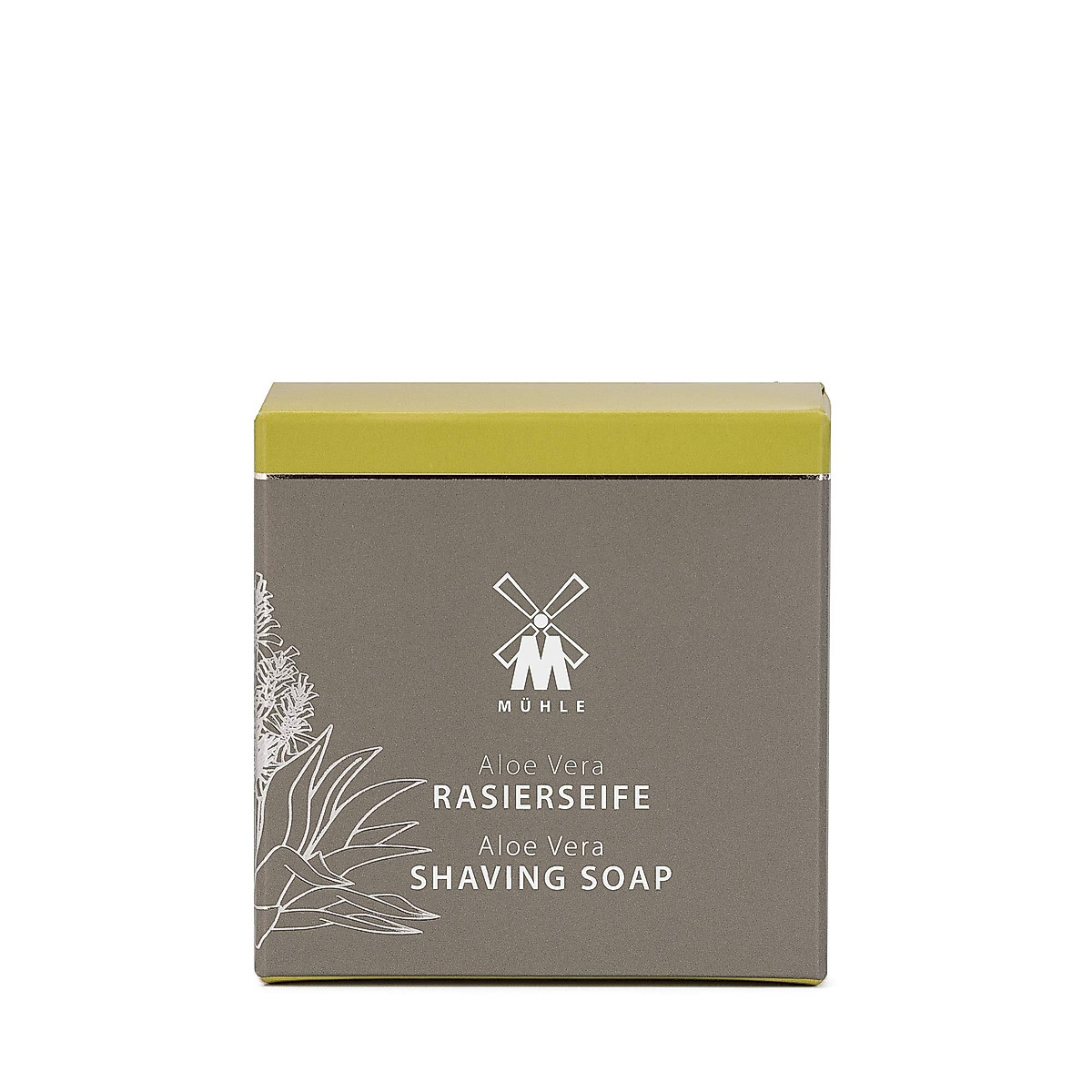 MÜHLE SHAVE CARE Shaving Soap Trio - Aloe Vera, Sea Buckthorn, & Sandalwood Luxury Shaving Soaps for Men, Rich Lather, Lightly Scented, 75g