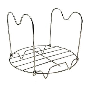 Steamer Rack Trivet with Handles for Instant Pot 6 Qt 8 Qt, Alamic Instant Pot Trivet with Handles for Electric Pressure Cookers 6 Qt 8 Qt