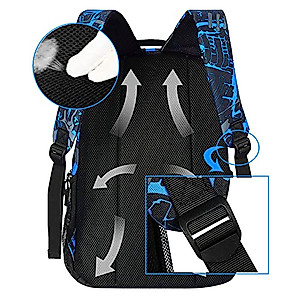 Oslimea Backpack for School Boys Backpacks Anime Cartoon Luminous Backpack Teens School Bag Cute Bookbag for Middle School High School Waterproof Laptop Backpack for Travel