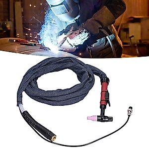 TIG Welding Torch TIG Welding Torch Flexible Head Integrated Argon Arc Welder Gun M16 QQ150 3.7meter