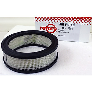 Rotary #1386 Air Filter: Replaces Kohler #235116 Fits 8 through 14 HP NIB