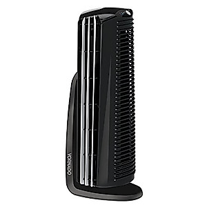 Vornado Duo Small Room Tower Air Circulator Fan, Black, 14 In.