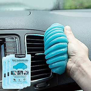 Cleaning Gel for Car Detailing Putty Car Vent Cleaner Goo Cleaning Putty Gel Auto Detailing Tools Car Interior Cleaner Dust Cleaning Mud for Cars Dust Cleaner Slime Keyboard Cleaner Gel (3Pack)