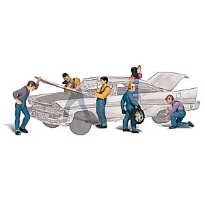 Woodland Scenics Auto Mechanics HO Scale