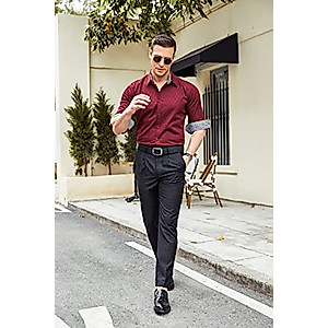 COOFANDY Mens Shirt Business Dress Slim Fit Casual Button Down
