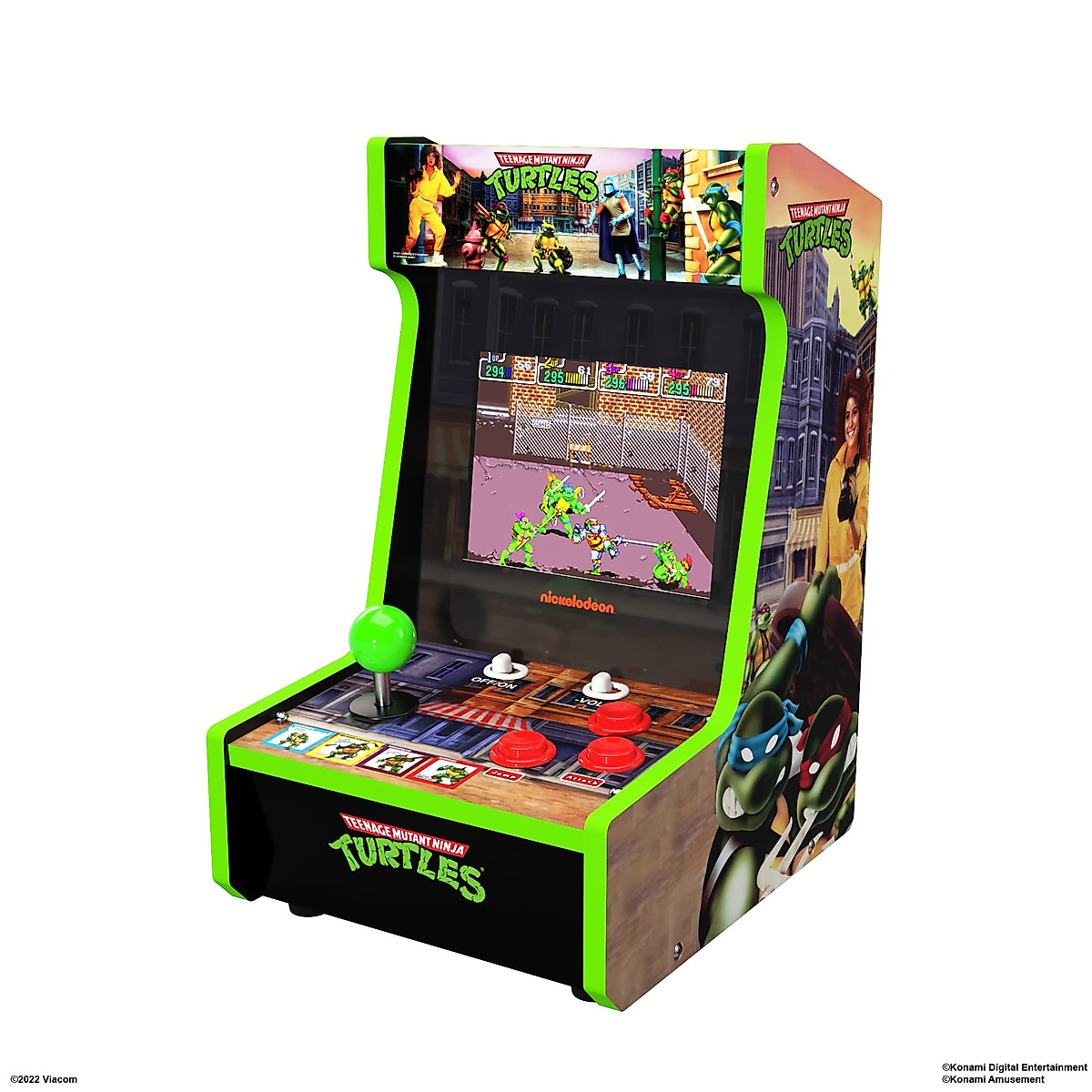 Arcade1UP Teenage Mutant Ninja Turtles Countercade 2 Games in 1
