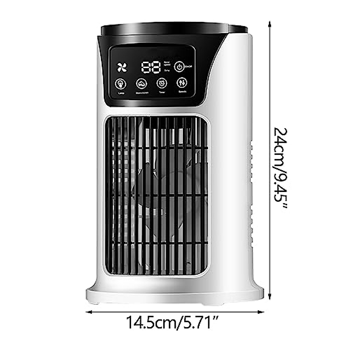 Portable A𝐢r Conditioners, Evaporative A𝐢r Cooler 3 Speeds,USB Personal Evaporative A𝐢r Cooler, Portable Humidifier F𝐚n for Bedroom Kitchen Office Desk Camping #C